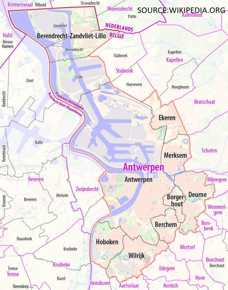 Kaart van Merksem – Kaarten van Antwerpen